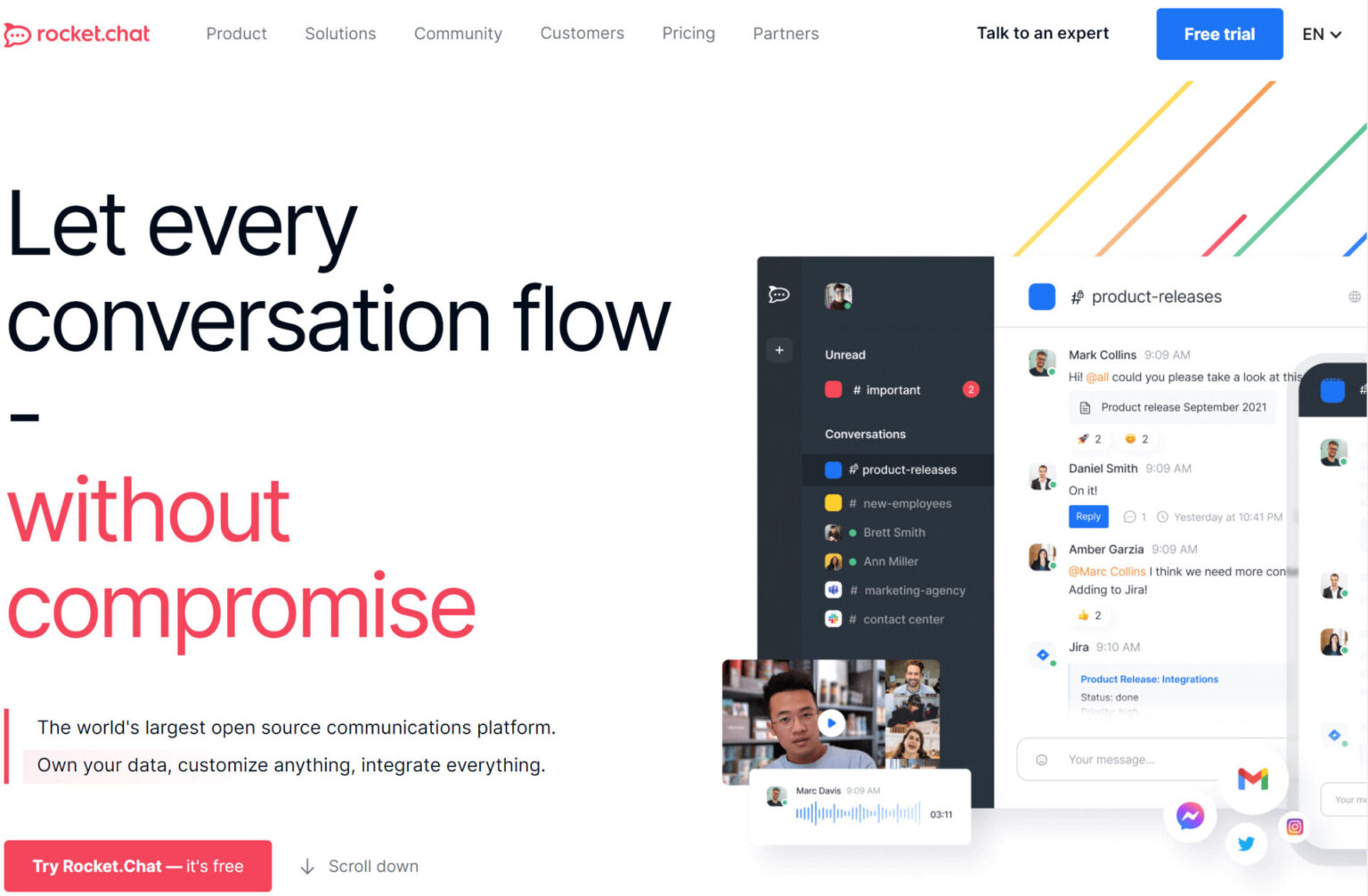 【設定手順書】 Rocket.Chatを使ってSlack風チャットツールをVPSに構築してみよう - カゴヤのサーバー研究室