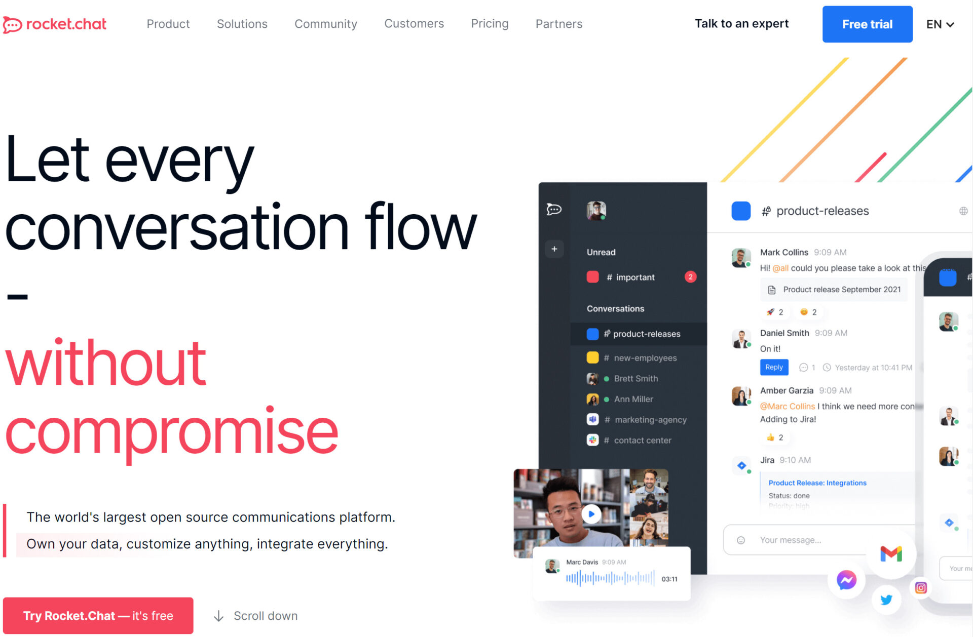 【設定手順書】 Rocket.Chatを使ってSlack風チャットツールをVPSに構築してみよう - カゴヤのサーバー研究室
